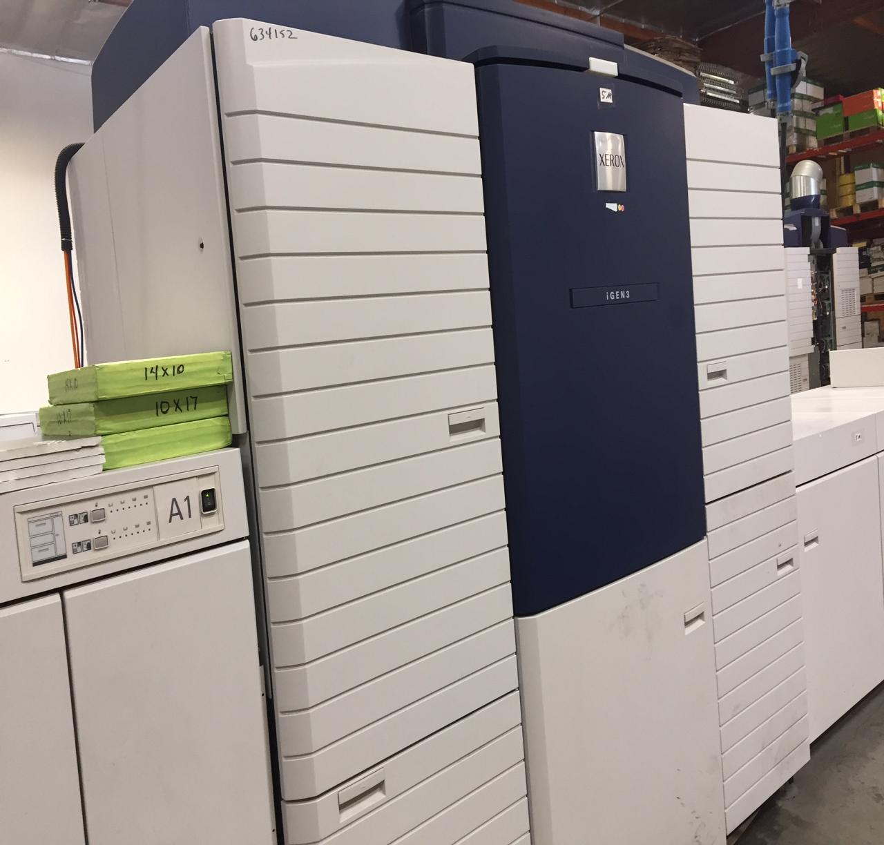 Lot #12: Xerox iGen3 Model 110 - San Jose, CA - Click for Video! - WireBids